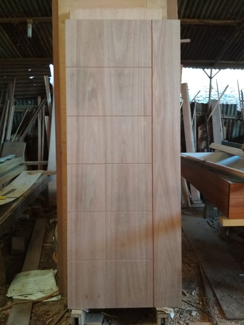 Pintu Minimalis Kayu Meranti - PK Karunia Jati